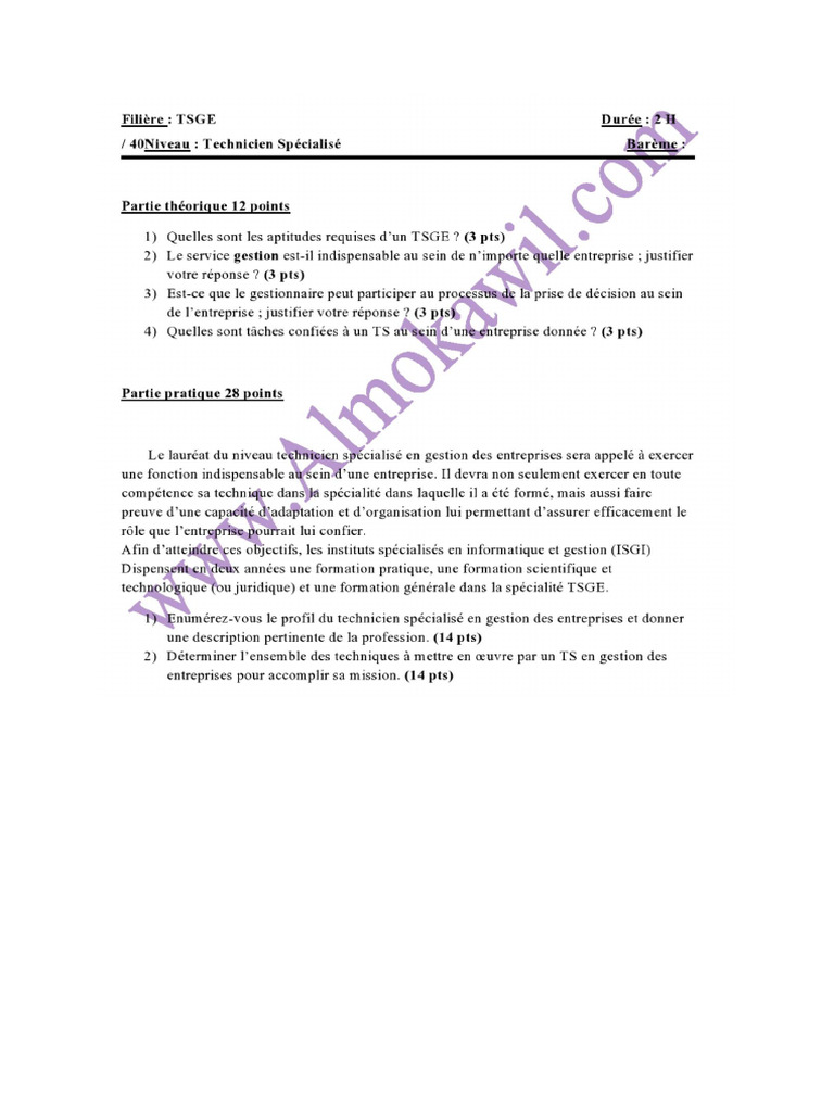 Exemple EFM MF | PDF