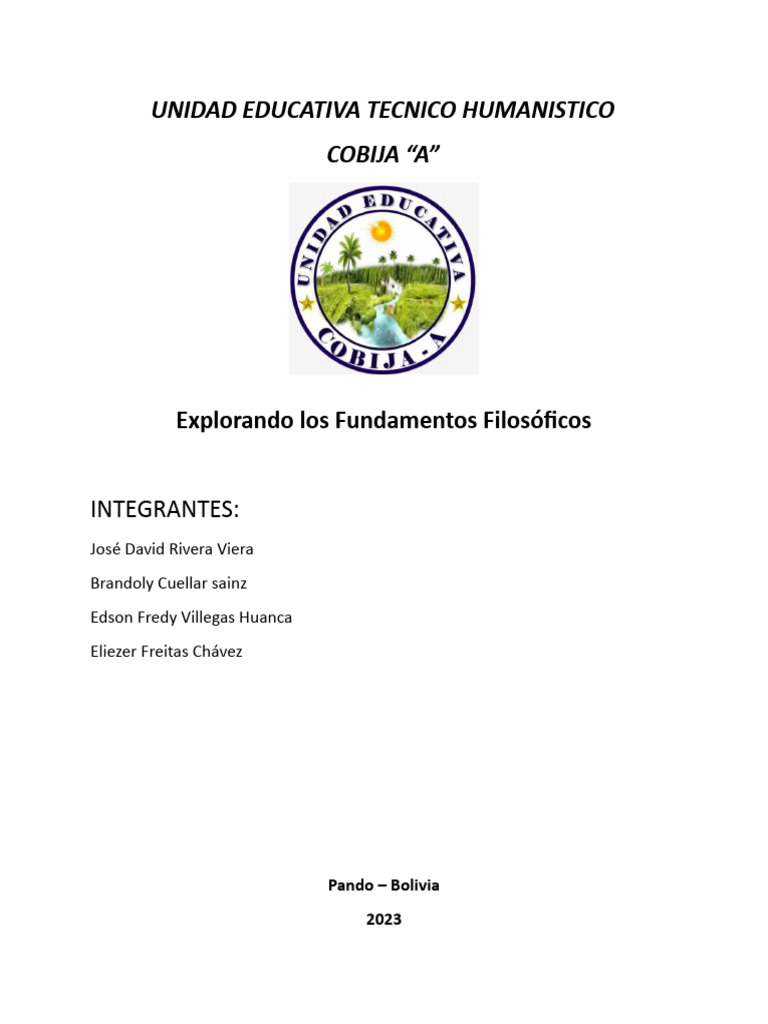Unidad Educativa Tecnico Humanistico | PDF