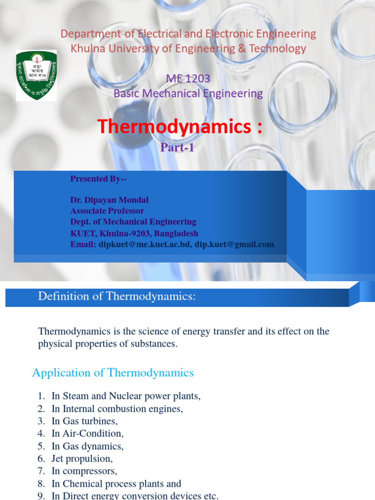 Thermodynamics - Part-1 | PDF
