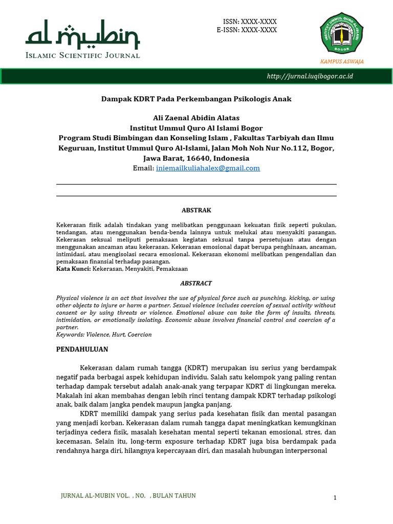 Jurnal Bu Nuraini Ali | PDF | Pengembangan Diri