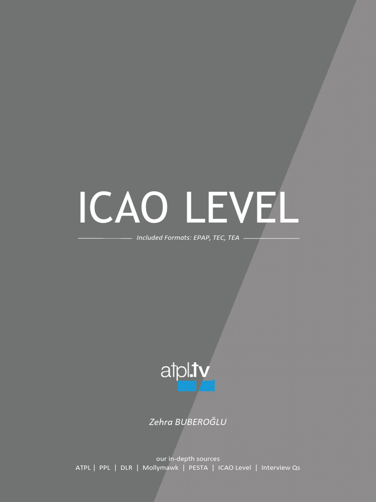 ICAO Level Exam Overview for Pilots | PDF | Air Traffic Control ...