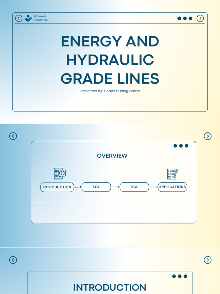 Understanding EGL and HGL in Hydraulics | PDF