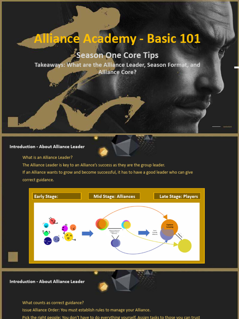 Alliance Academy Course 101 | PDF