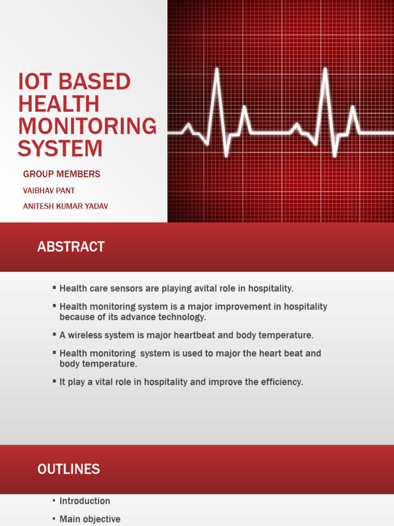Iot Based Health Monitoring System | PDF | Business | Computers