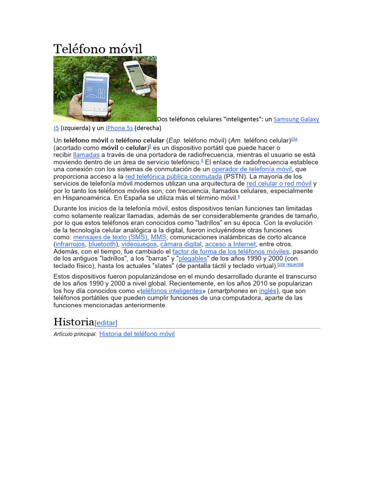 Telefono Movil | PDF | Teléfonos móviles | Smartphone