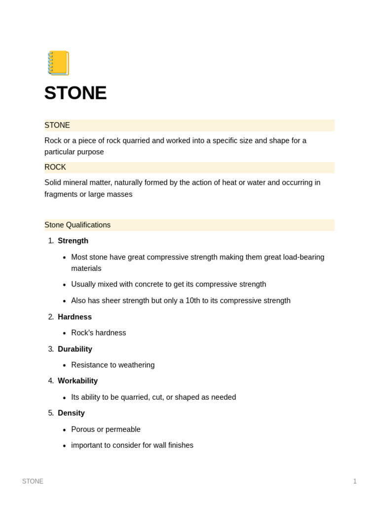 BT Stone | Download Free PDF | Rock (Geology) | Limestone