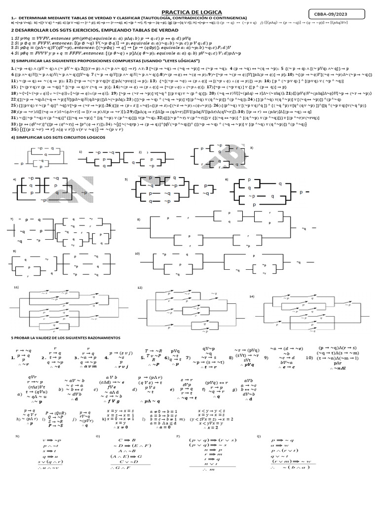 Pract Log Sem2-1 | PDF