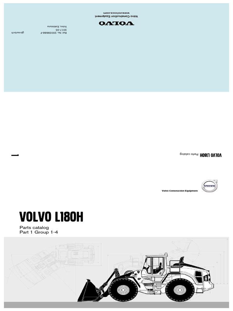 Parts Catalog l180h 1-4 | PDF | Machines | Manufactured Goods