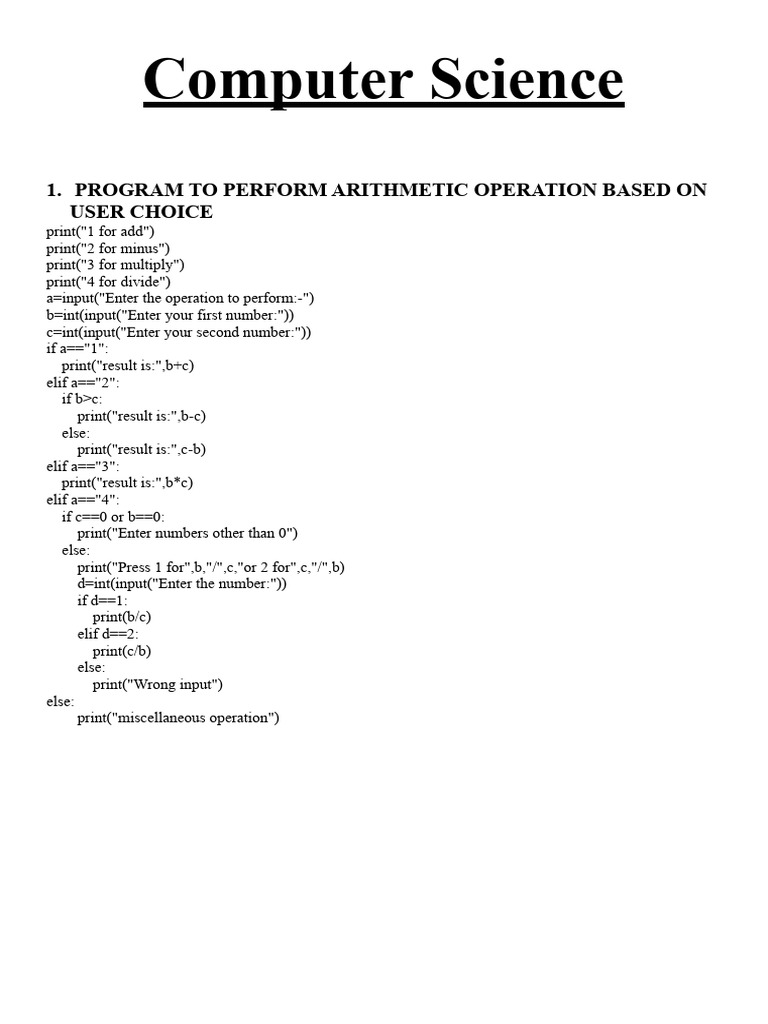 Computer Science | PDF
