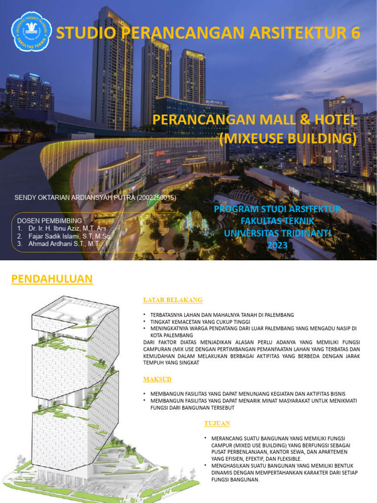 Studio Perancangan Arsitektur 6 | PDF