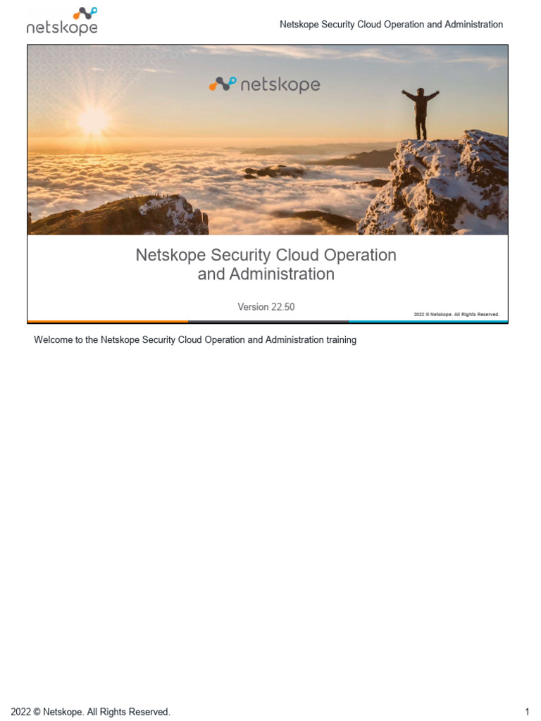 NSCO&A TRAINING PRESENTATION Student v22.50 | PDF | Cloud Computing | Proxy Server