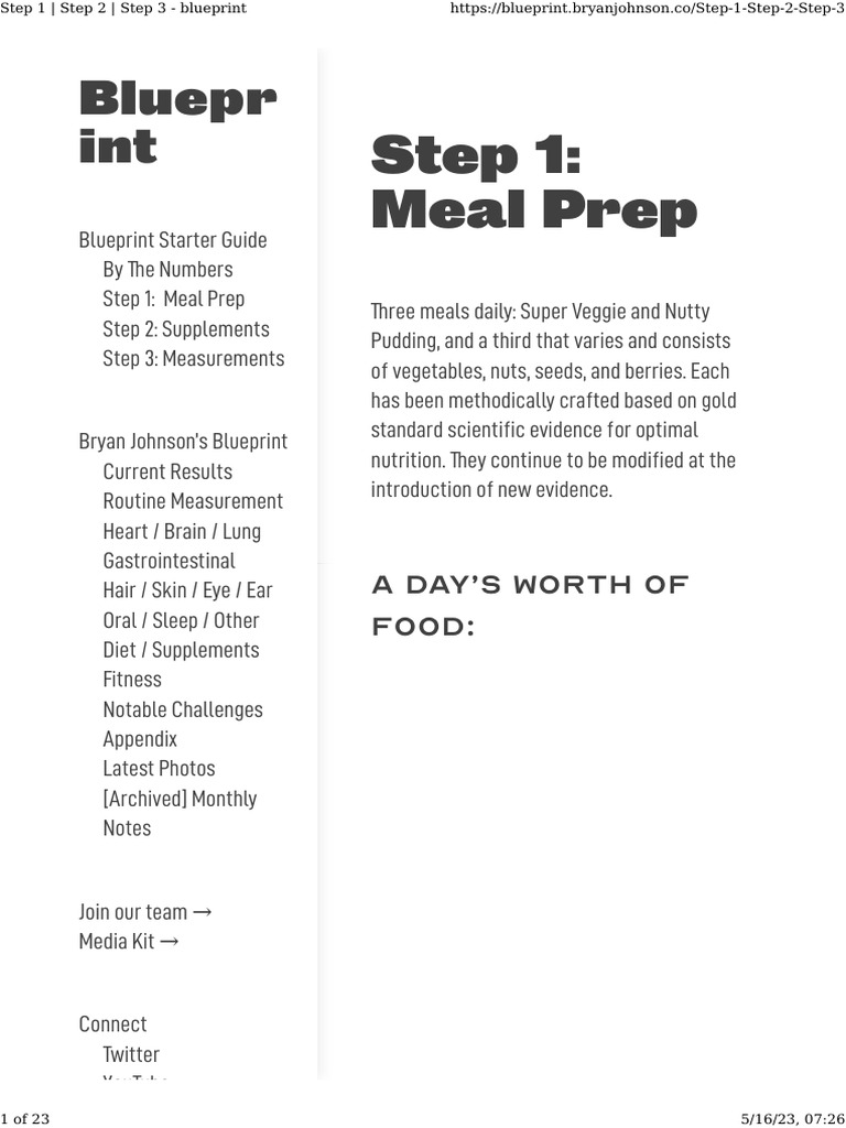 Step 1 Step 2 Step 3 - Blueprint | PDF