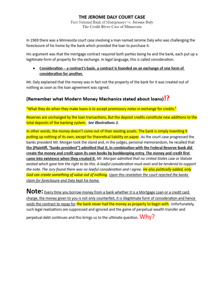 The Jerome Daly Court Case | PDF | Politics | Social Science