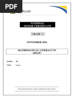 Grade 11 Maths P2 Nov 2024 MG | PDF | Mathematics