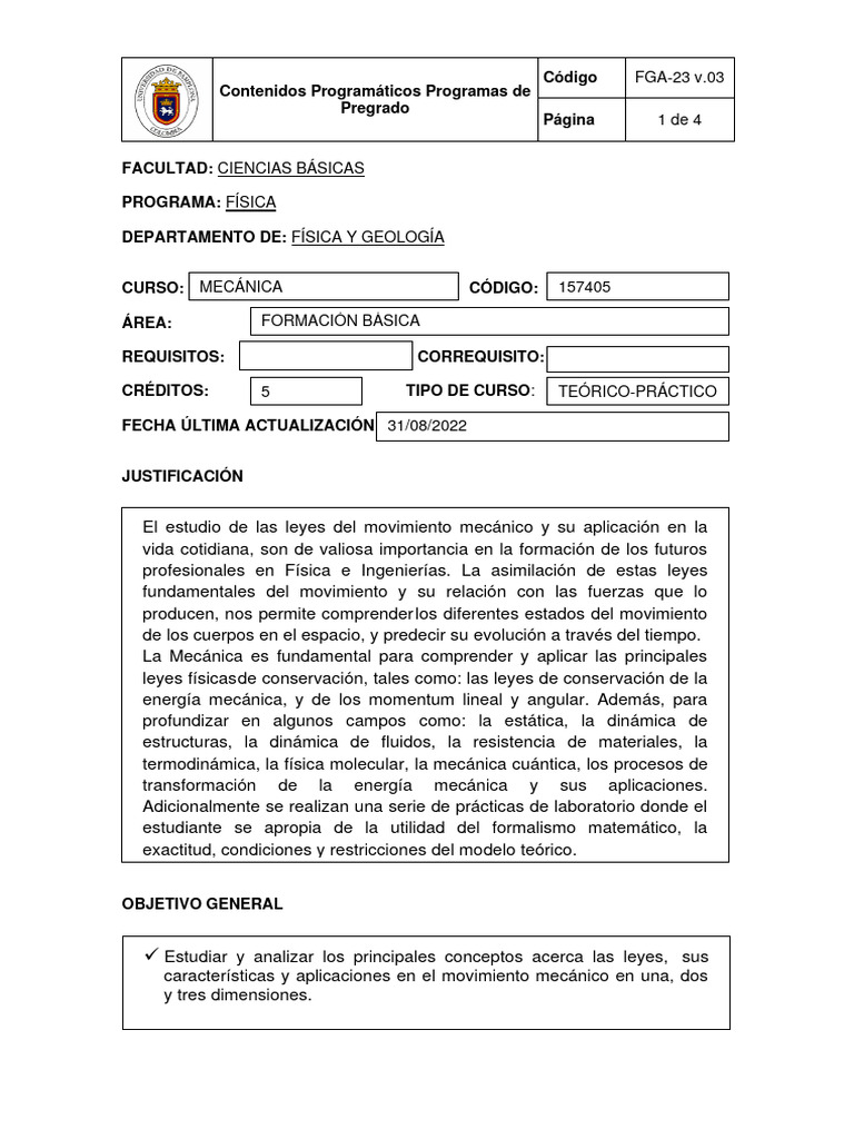 Mecanica | PDF | Fuerza | Mecánica