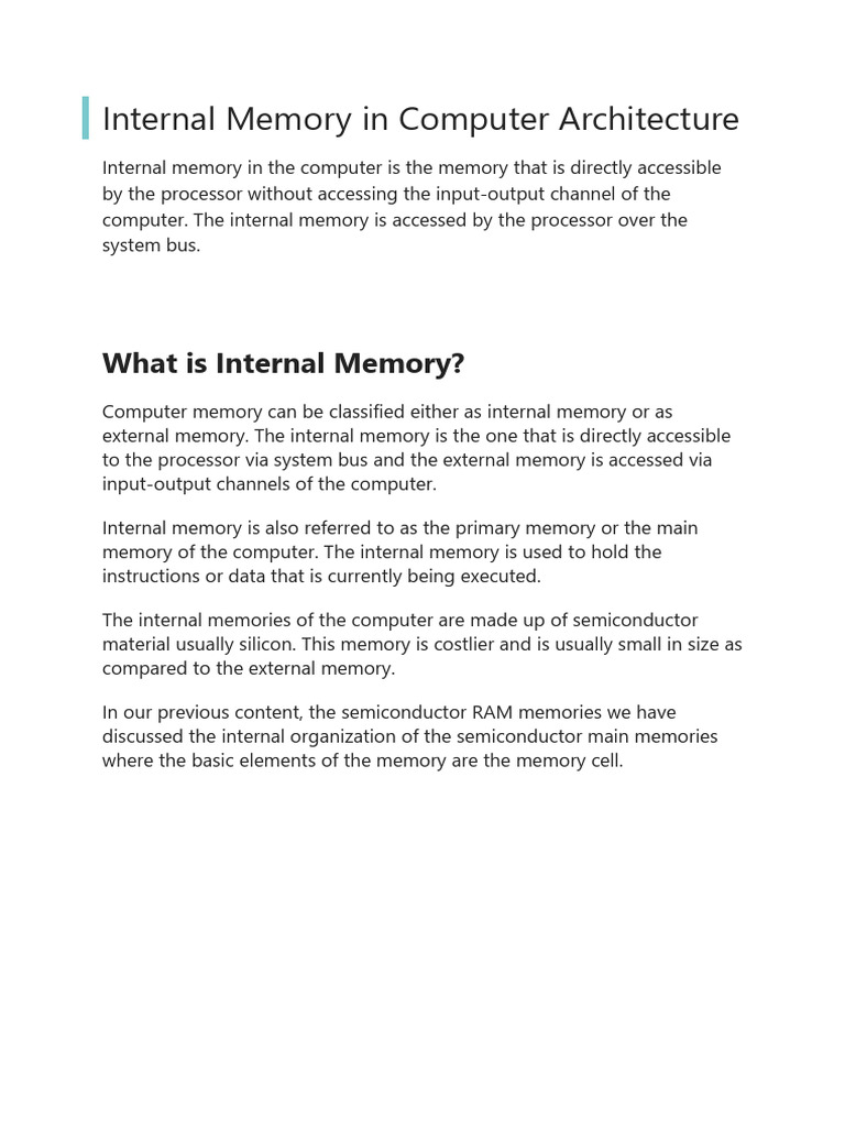 Memory Organization Part 2 | PDF | Random Access Memory | Dynamic ... Memory Organization Part 2 | PDF | Random Access Memory | Dynamic ...
