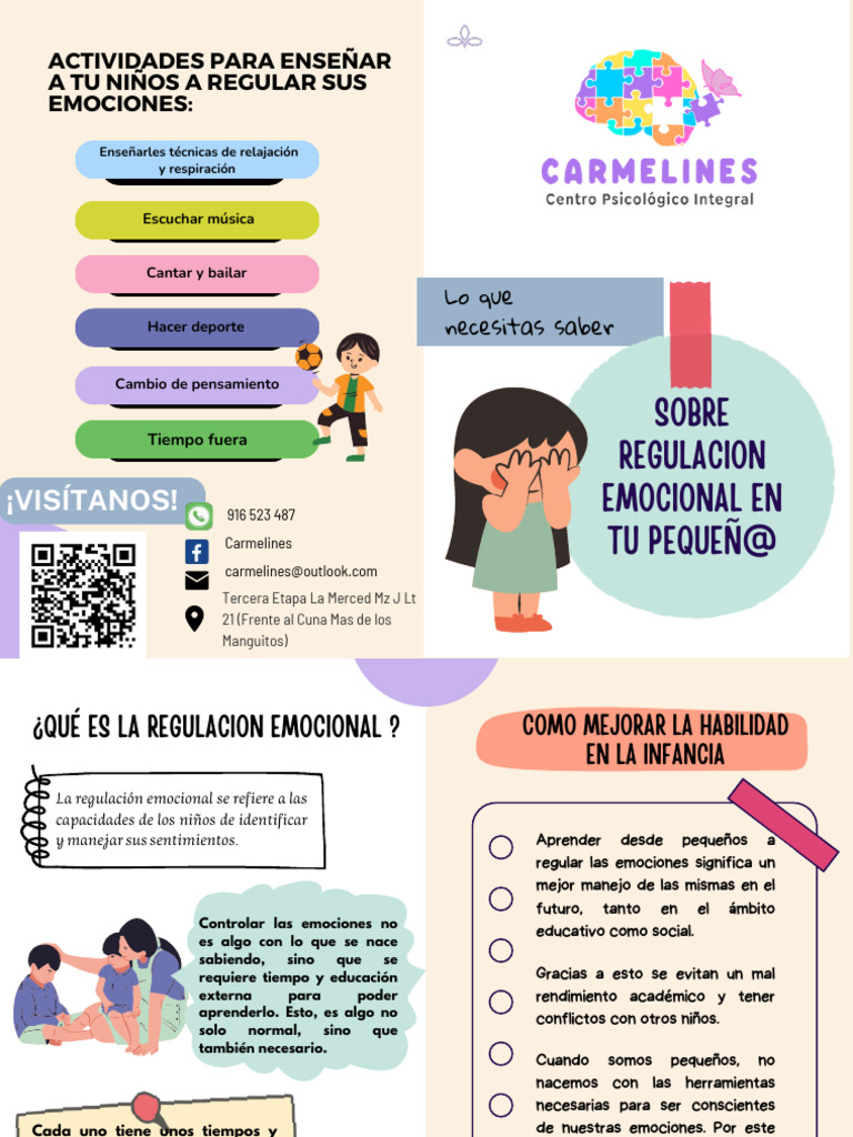 Regulacion Emocional - Diptico | PDF