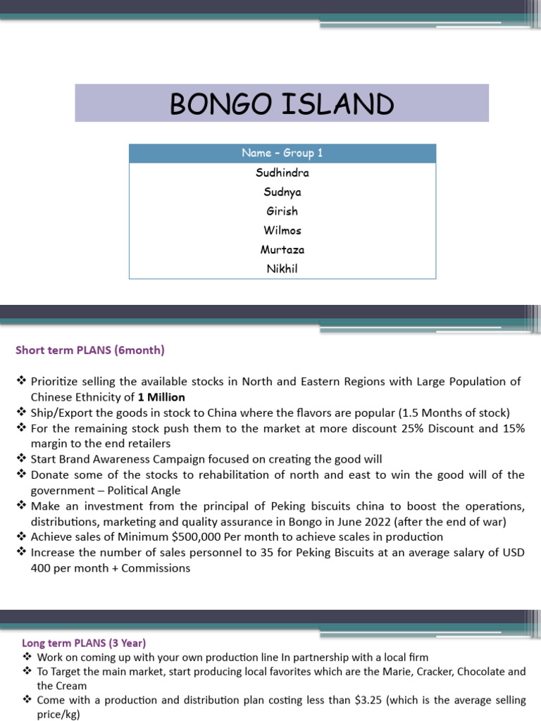 Bongo Island | PDF