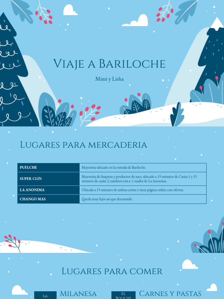 Viaje A Bariloche | PDF