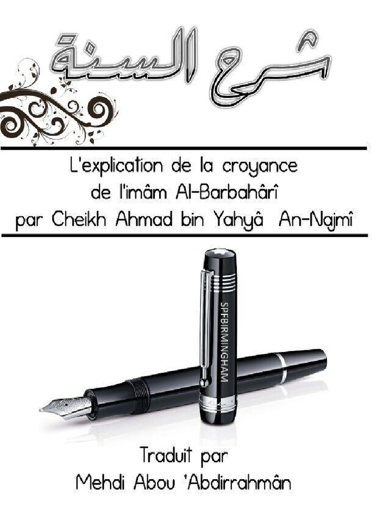 Les annulatifs de l'islam selon Al-Barbahârî | PDF | Hadîth | Allah