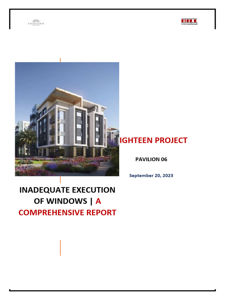 Inadequate Window Execution Report | PDF