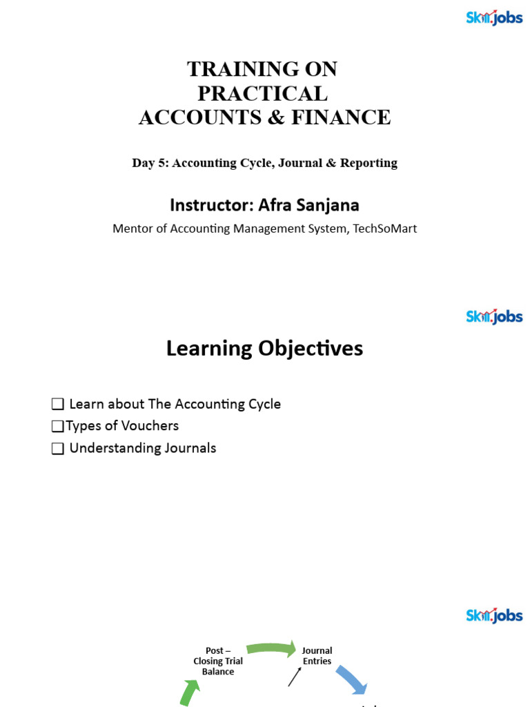 Accounting Cycle, Journal - Reporting | PDF | Debits And Credits | Money