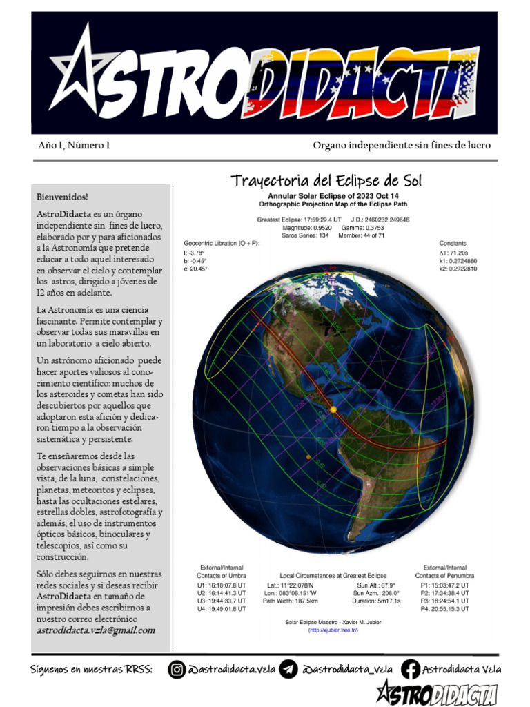 Astrodidacta Eclipse1 | PDF | Luna | Dom