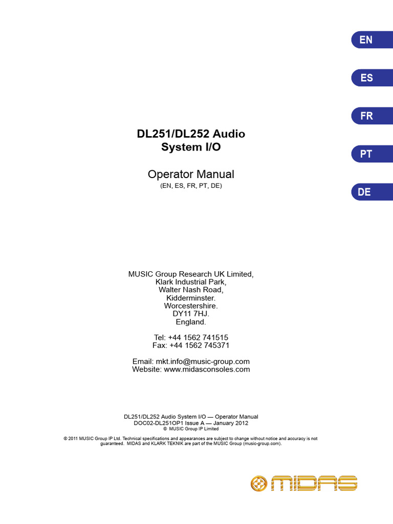 DL251 P0afn Manual en | PDF | Ac Power Plugs And Sockets | Electrical Engineering