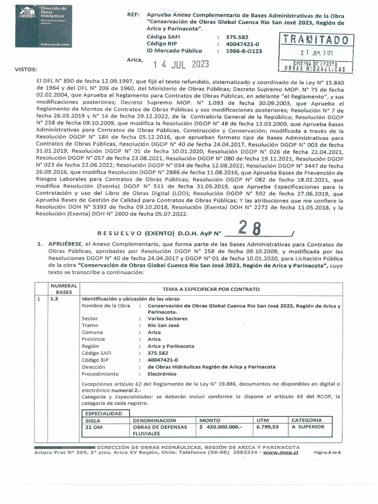 Anexo - Complementario - 375.582 | PDF