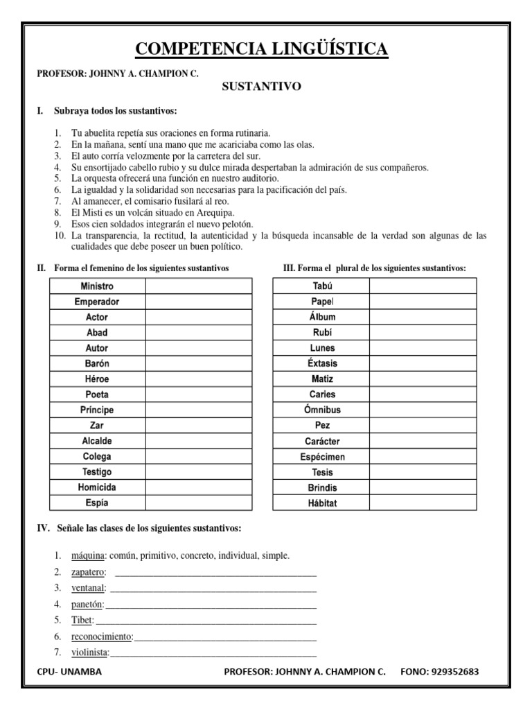 Sust, Art y Adje | PDF