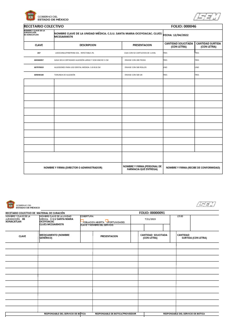 Recetario Colectivo Formato Correcto ... | PDF | Farmacia | Industrias ...
