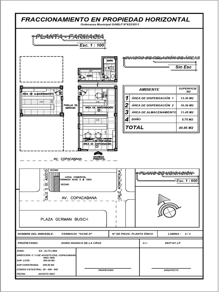 Plano de Farmacia Ache D | PDF