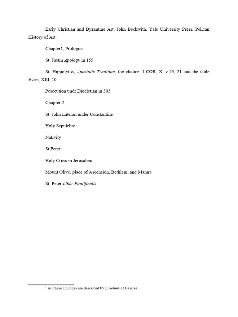 Early Christian and Byzantine Art | PDF