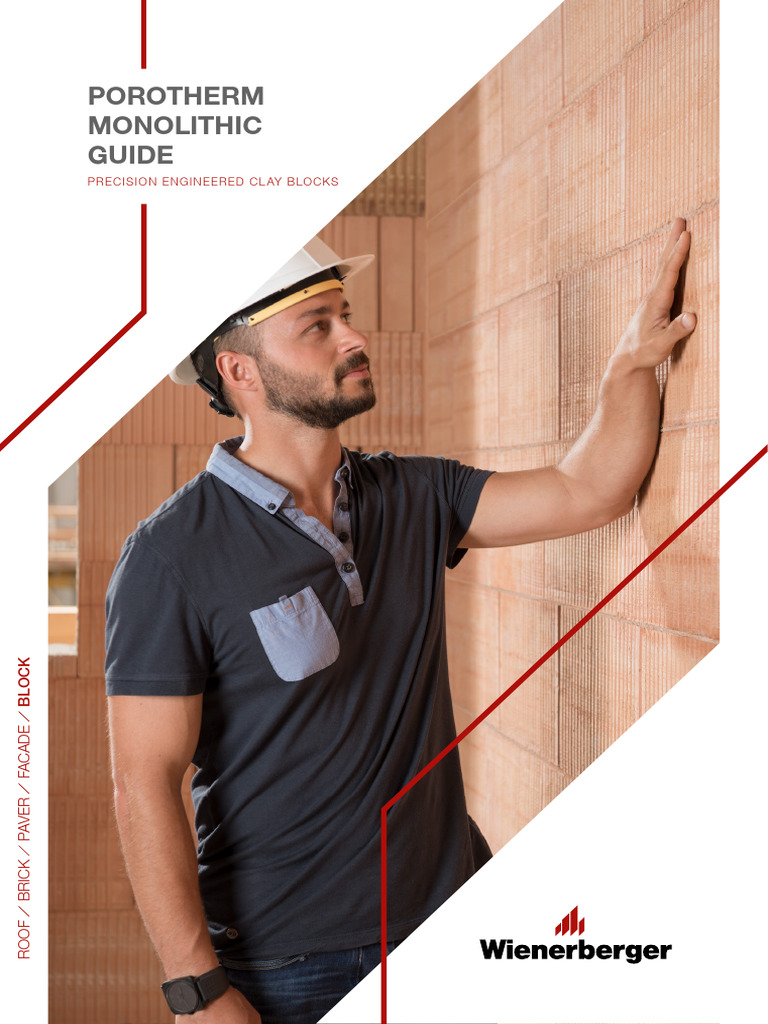Porotherm Monolithic System Guide | PDF | Masonry | Building