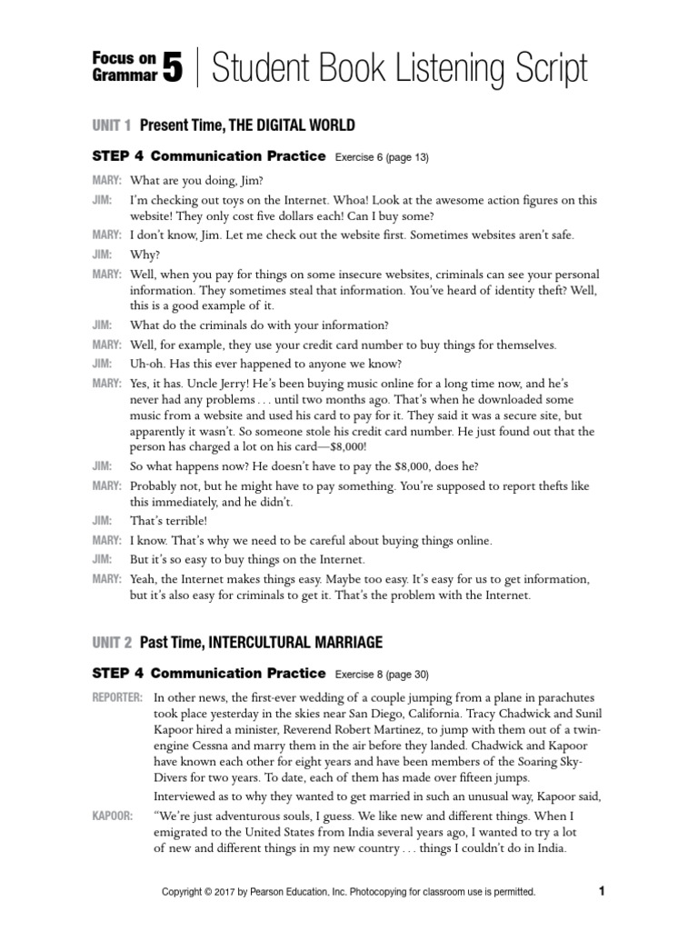 Fog5 Listening Script 1 | PDF | Capital Punishment | Meal