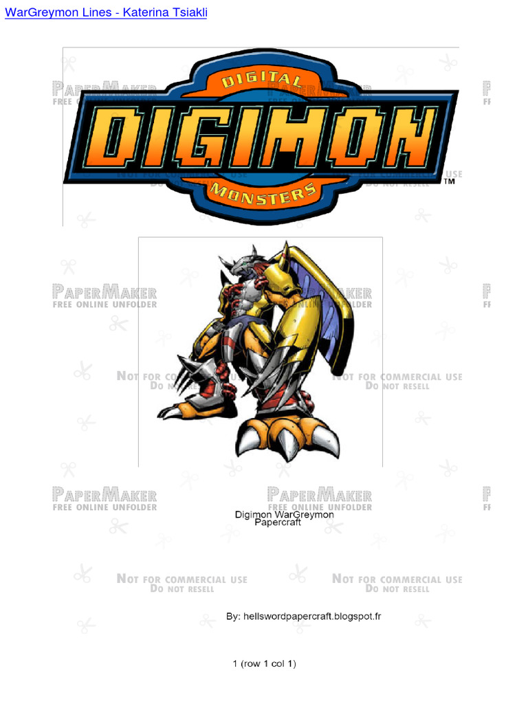 Digimon Wargreymon | PDF