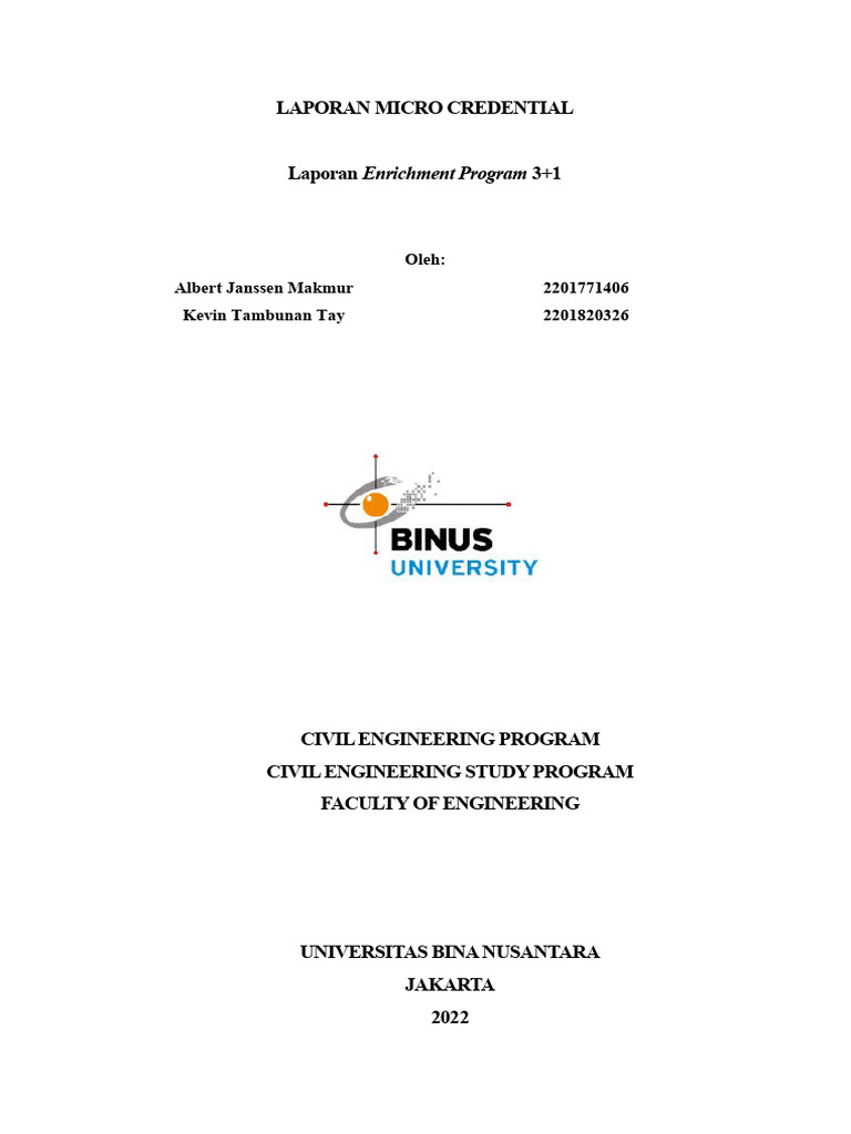 Laporan Micro Credential Final (10099) | PDF