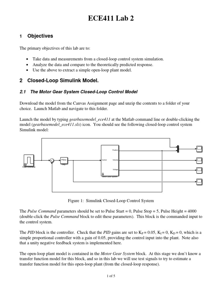 Lab2 Updated | PDF | Control Theory | Damping