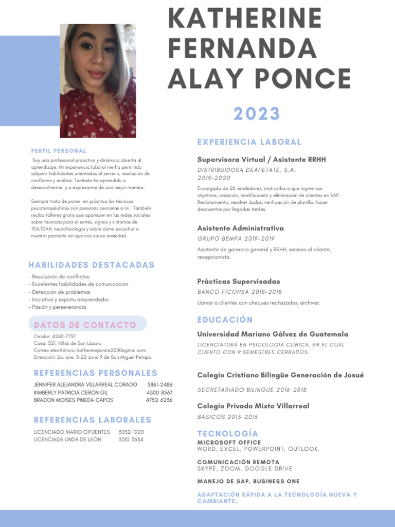 Currículum Vitae Actualizado | PDF