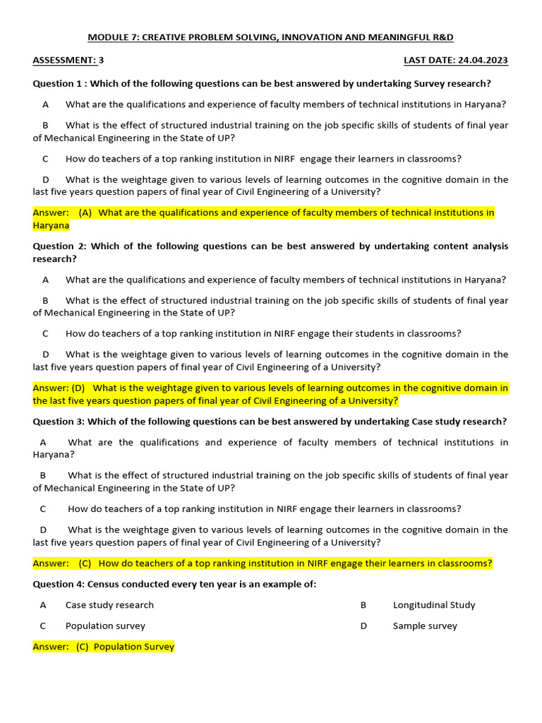 MODULE 7 - Assessment - 3 | PDF MODULE 7 - Assessment - 3 | PDF
