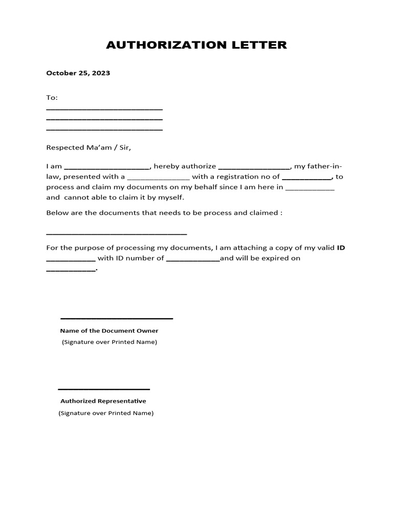 Sample Letter | PDF