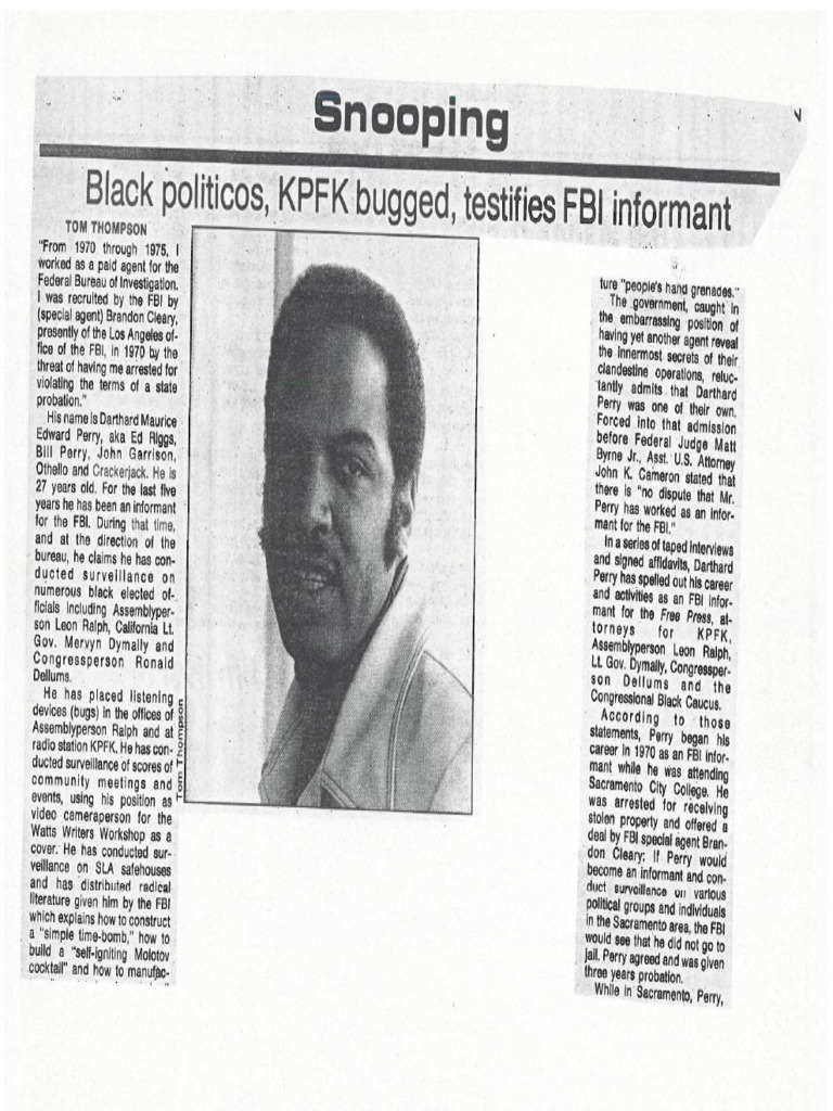 FBI Perry Darthard M E 01 | PDF