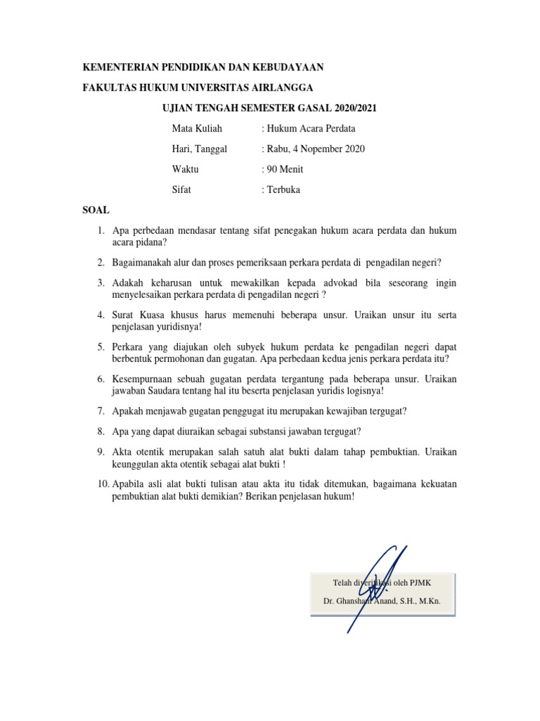 SOAL UTS HAPER A Gasal 2020-2021. Giantoalimron | PDF SOAL UTS HAPER A Gasal 2020-2021. Giantoalimron | PDF