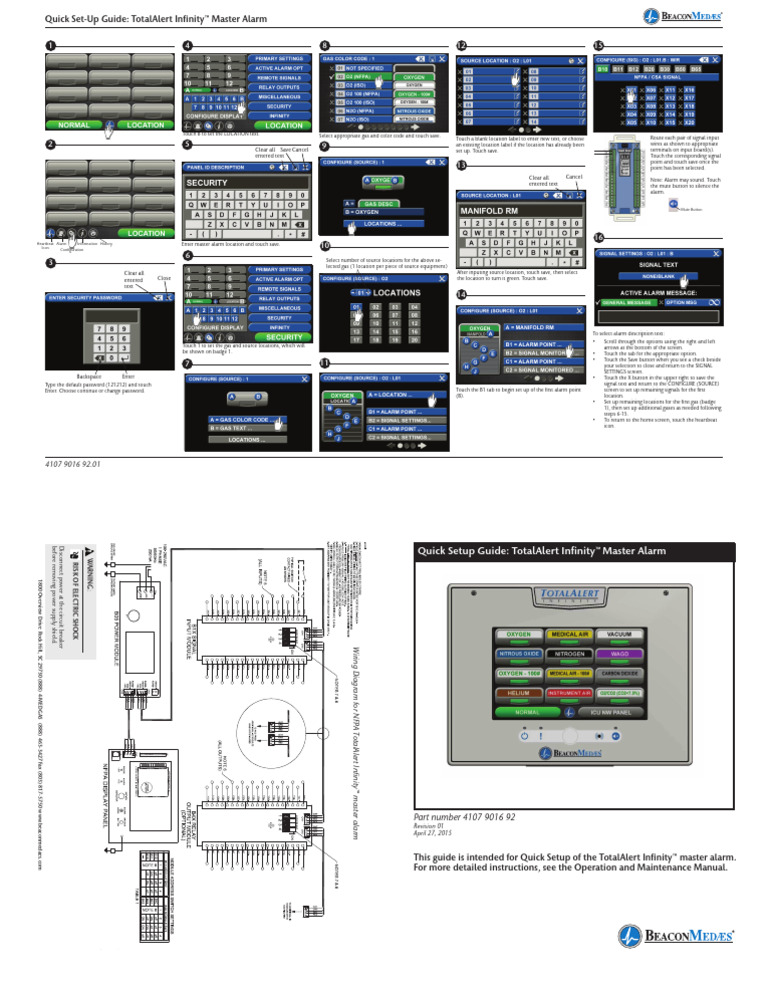 Total Alert Infinity Set-Up Guide | PDF | Manufactured Goods | Electrical Engineering