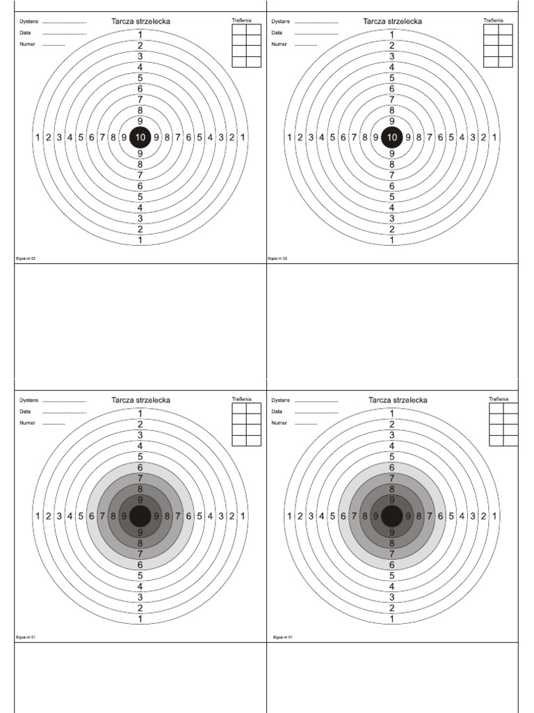 Tarcze Strzeleckie | PDF