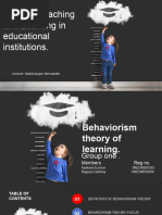 Advantages and Disadvantages of Behaviorist Approach For Learning A ...
