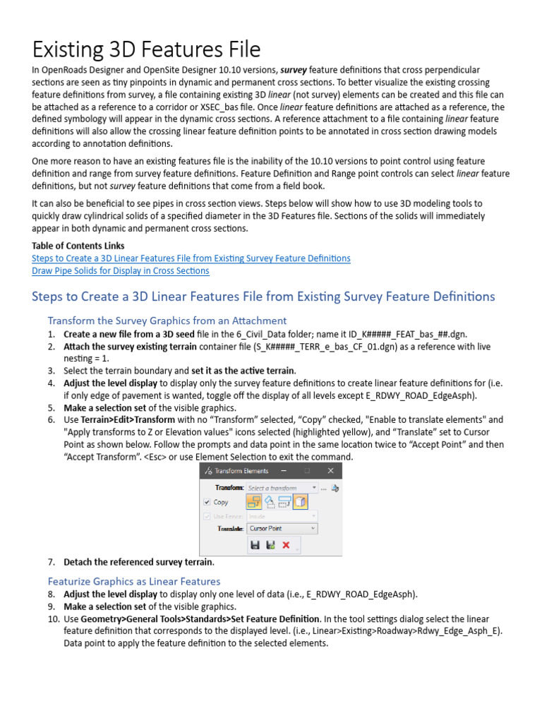 Existing 3d Features File Pdf 