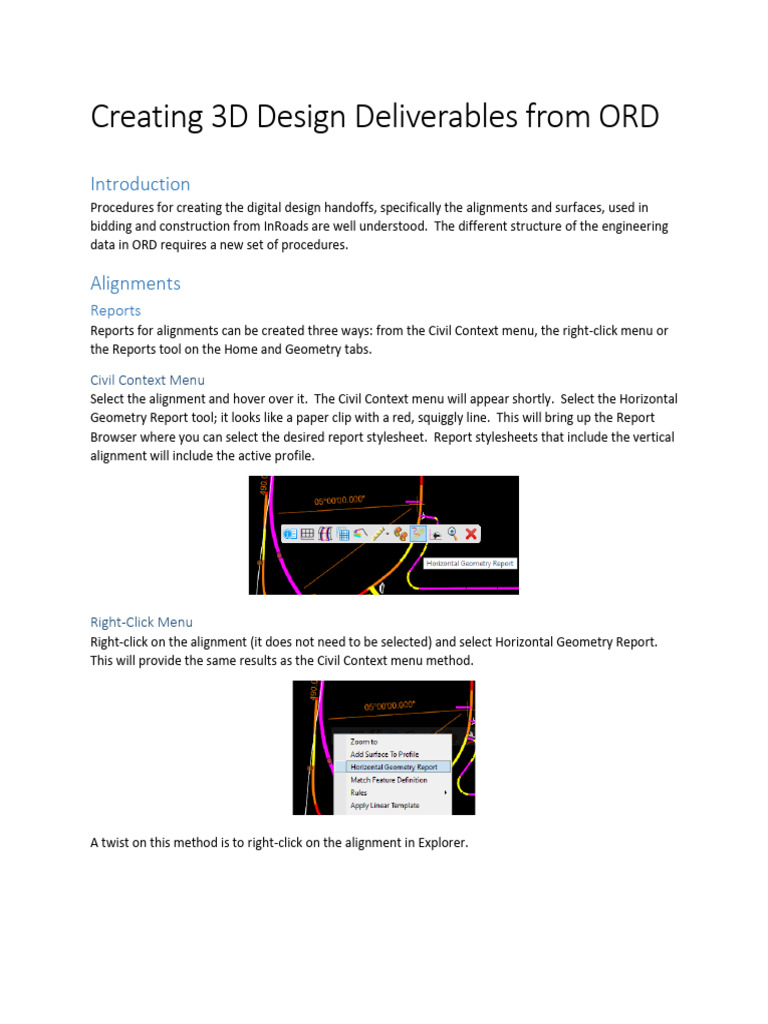 3D Design Deliverables in ORD | PDF | Menu (Computing) | Design