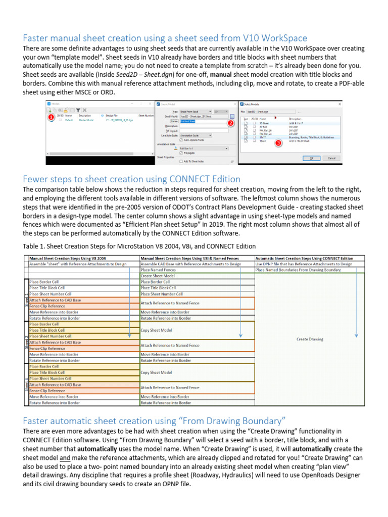 ORD and MSCE For Plan and Profile Sheets | PDF