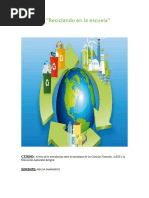 Proyecto Reciclando en La Escuela 4to Grado | PDF | Residuos | Compost